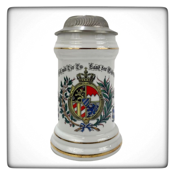 Domex | Dining | Vintage Domex German Stein 96s Pewter Lid Rare ...